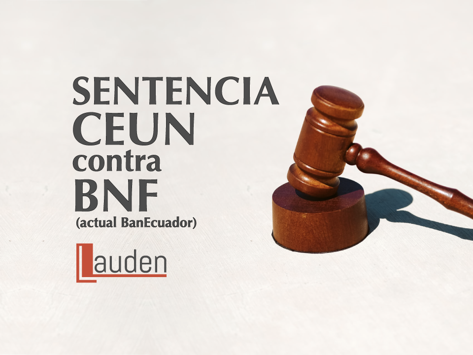 Sentencia CEUN - Lauden - Consultores AbogadosLauden Law